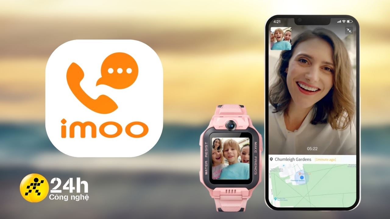 Hướng dẫn chi tiết cách dùng ứng dụng Imoo để kết nối với đồng hồ định vị thông minh